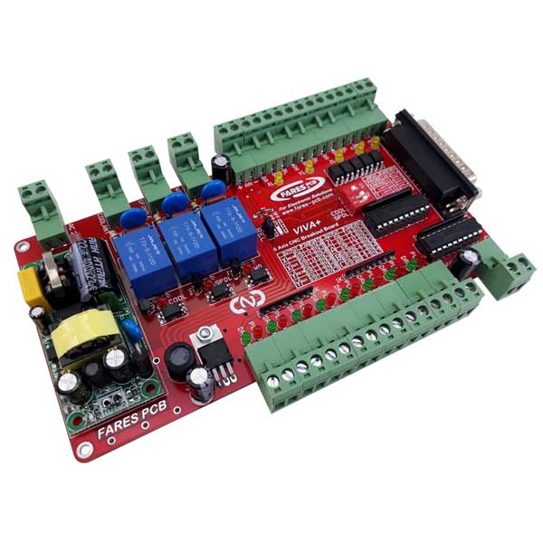 PC-CNC 6Axis Breakout Board (VIVA+) Parallel Interface Control 6 Axis ...